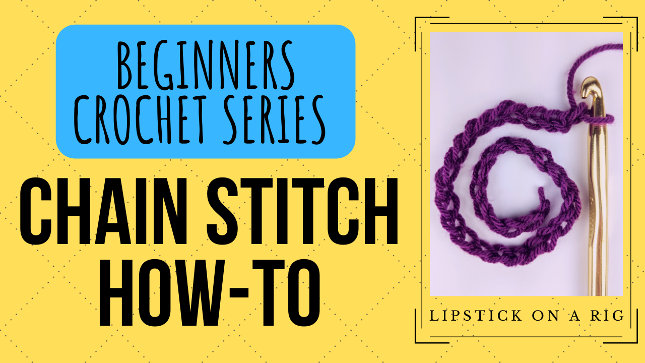 Chain Stitch Crochet Tutorial – CH – Beginners Crochet Series – Crochet ...
