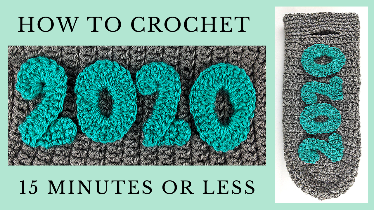 2020 Crochet Numbers Tutorial - New Years Crochet Project - Crochet ...