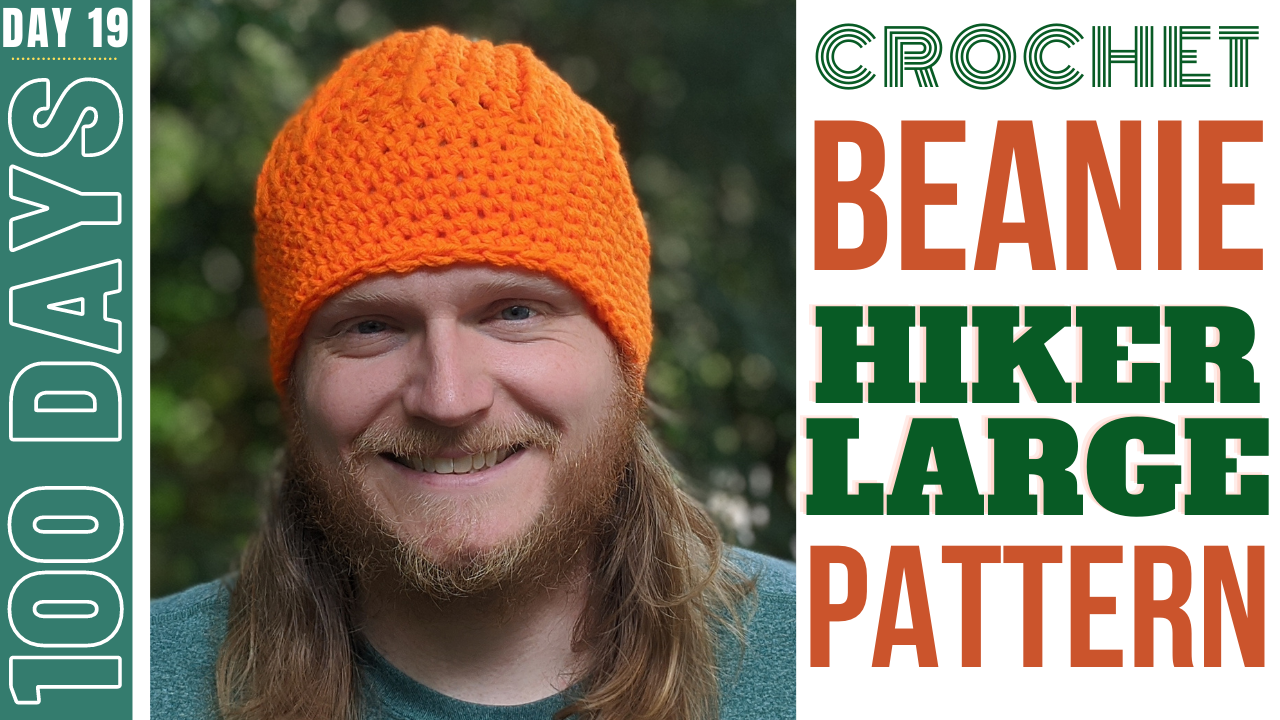 DIY Crochet Beanie – Day 19 – Large Crochet Beanie Tutorial – Crochet ...