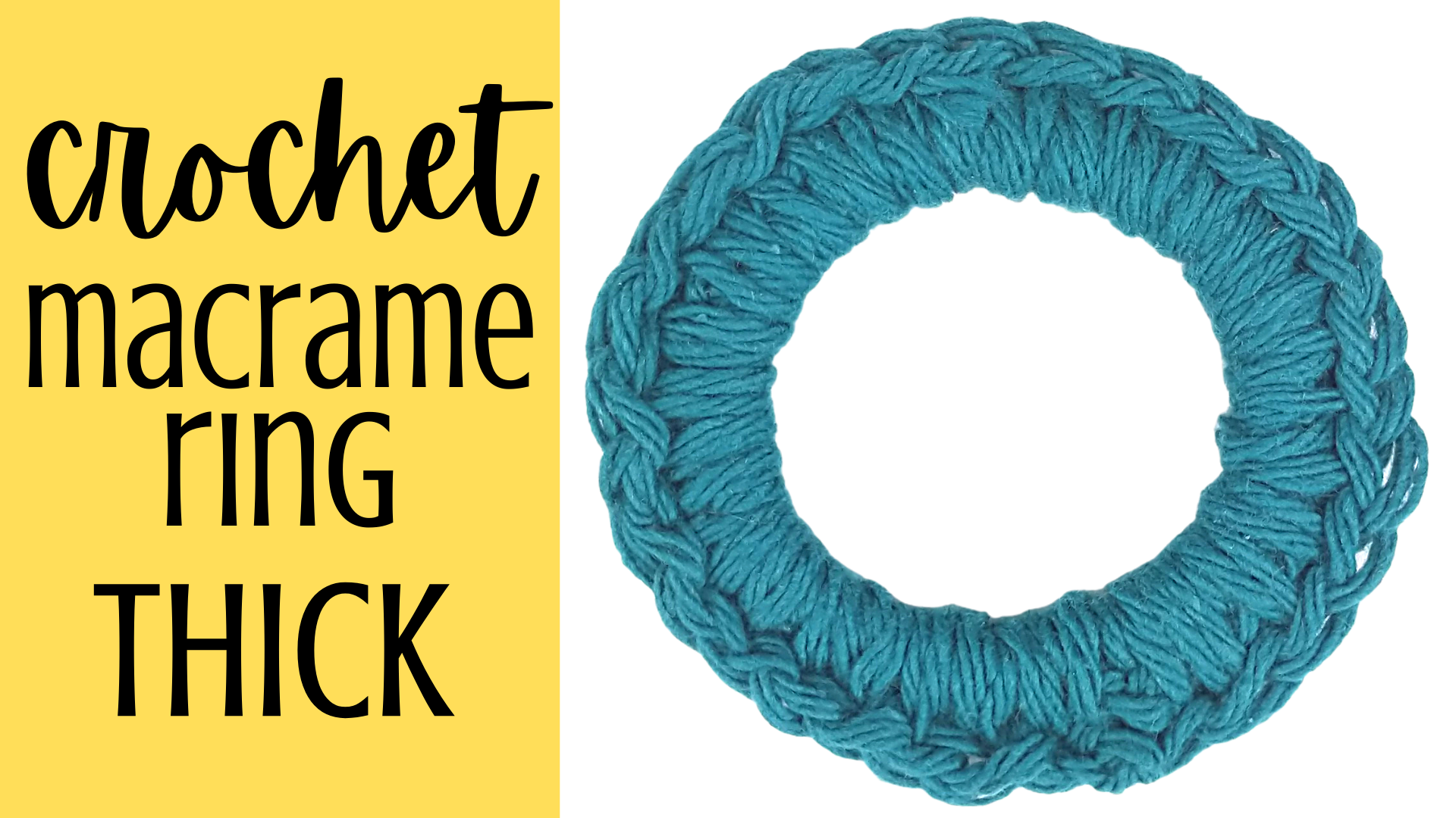 How to Crochet a Macrame Ring – Crochet With Julie