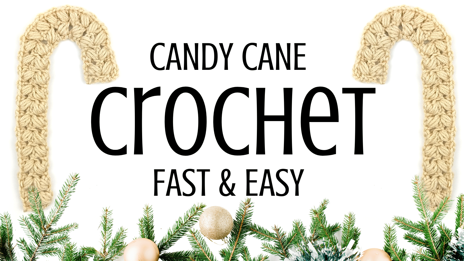 How to Crochet a Candy Cane – Crochet With Julie