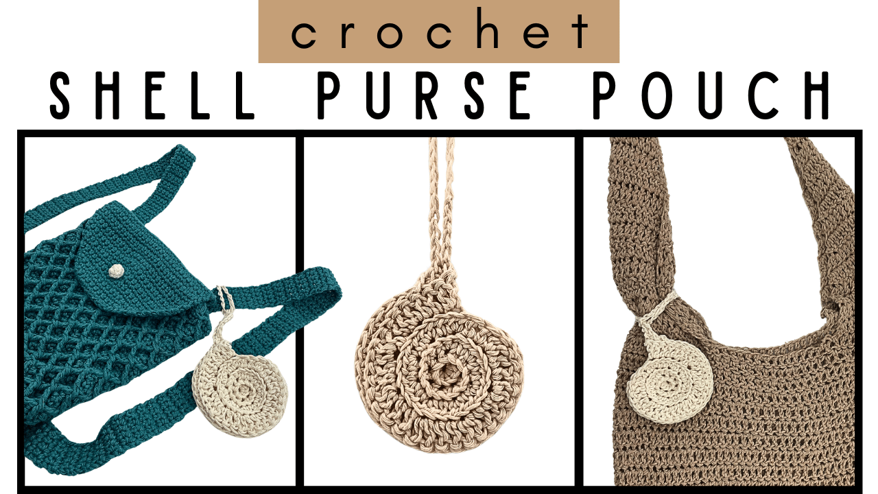 Crochet Shell Pouch Tutorial – Crochet With Julie